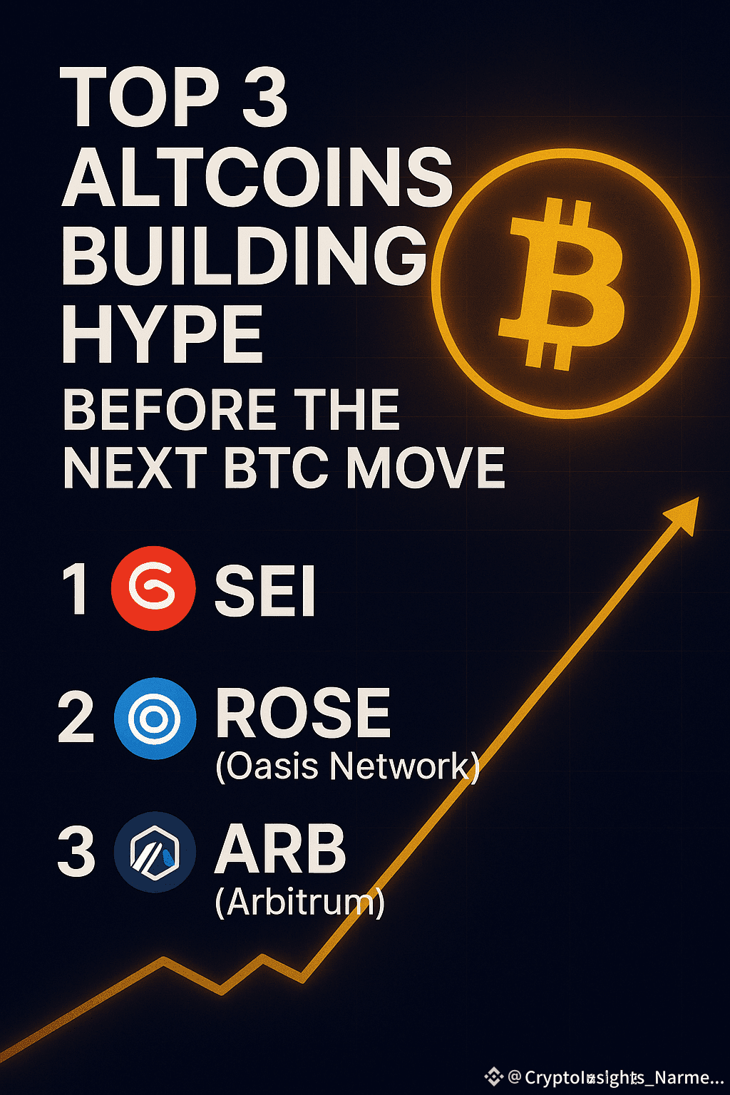 $BTC 🔥 TOP 3 Altcoins Building Hype Before the Next BTC ...