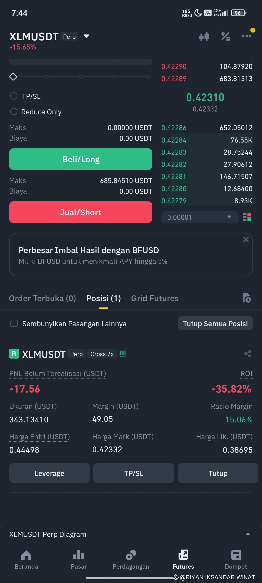 $XLM will it go up? 🥹🥹🥹 | RIYAN IKSANDAR WINATA on Binance Square