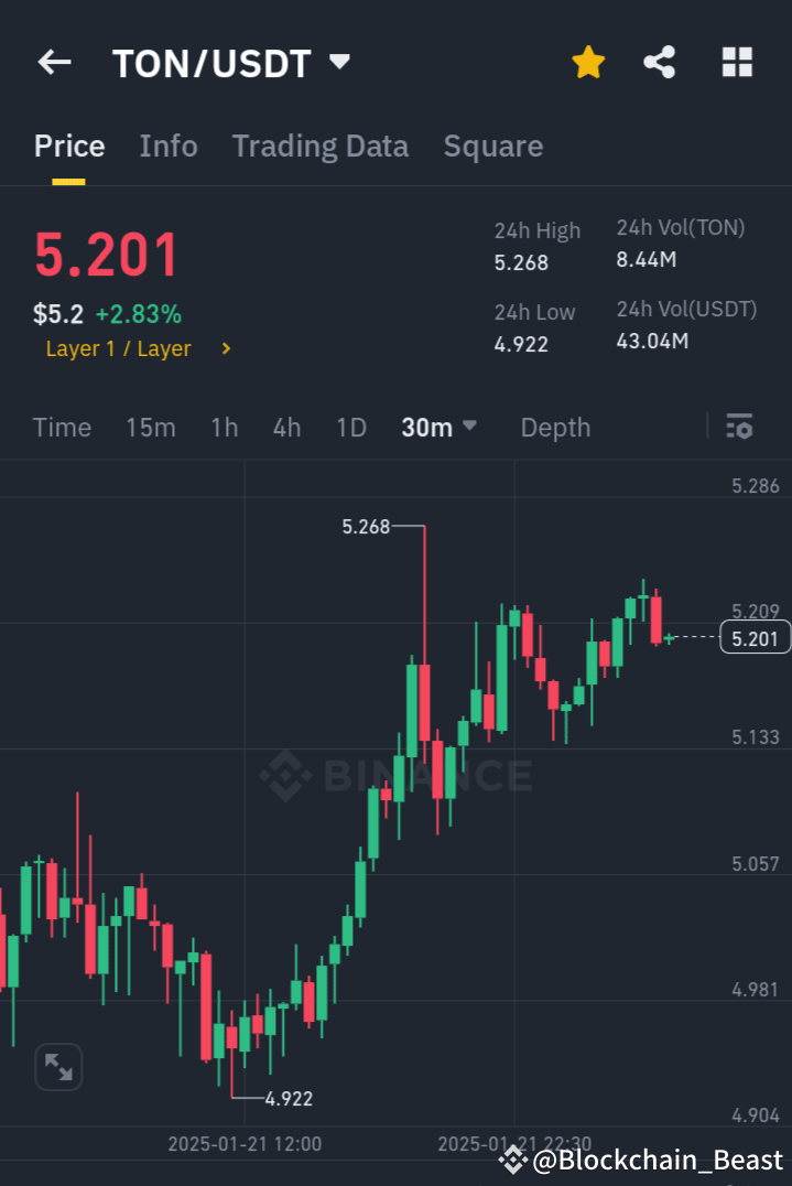 $TON /USDT Bull Run Alert!🔥💯 Bullish Zone Start ⚠️Enter No | Aliza_Crypto_786 on Binance Square