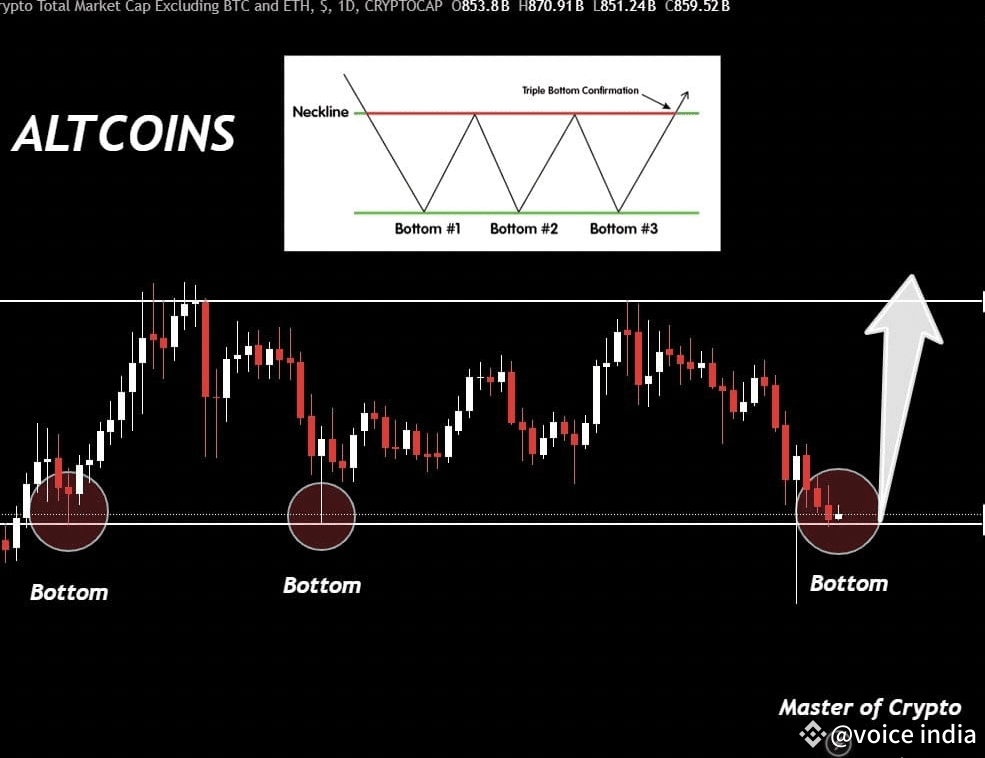 🚨 *The #Altcoin Market is Forming a Triple Bottom Pattern!* | voice ...
