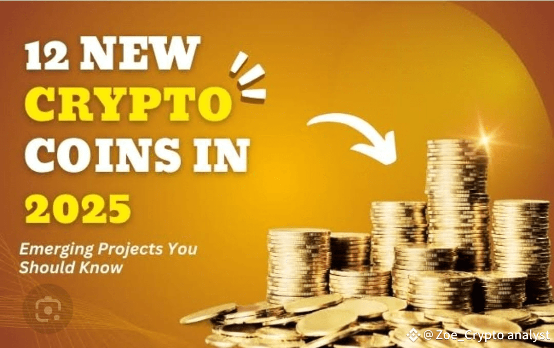 🚀 12 New Crypto Coins in 2025 Emerging Projects You Should | Zoe_Crypto analyst on Binance Square