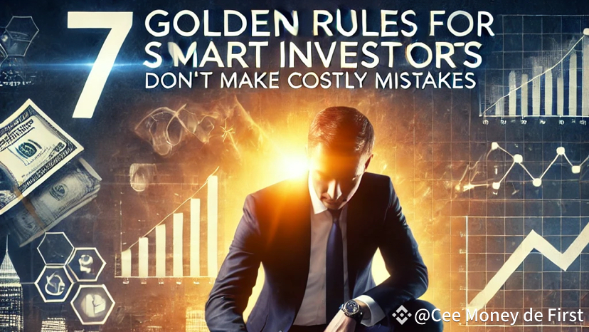 7 Golden Rules of investing | Cee Money de First on Binance Square