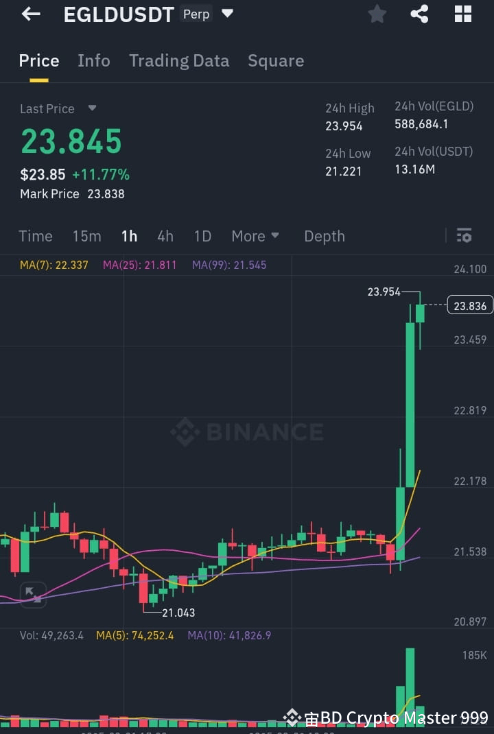 $EGLD 🚨 EGLD TOKEN ALERT! 🚨 ⚠️ Risk is HIGH – EGLD is rid | BD Crypto ...