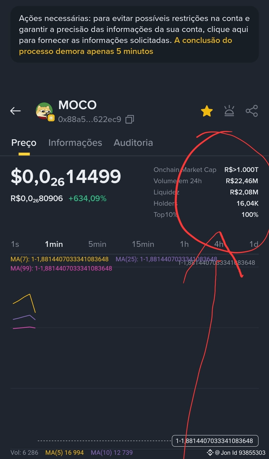 See this and analyze how much #Moco #Binancewalet #bnb #bit | Jon Id ...