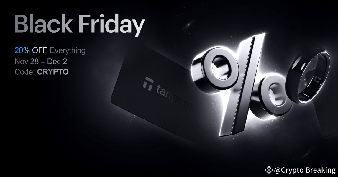 Black Friday Crypto Deal: Enjoy 20% Off Tangem Wallets with Promo Code ...