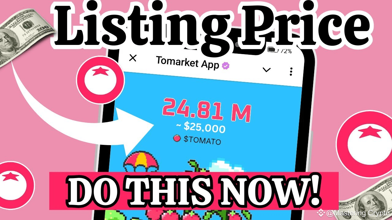 Tomarket's $TOMATO Token Allocation | Mastering Crypto on Binance Square