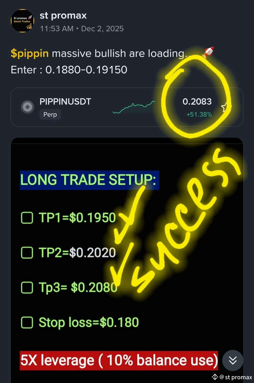 $pippin All target smashed successfully #BOOOOOOOOOOOOOM | st promax on ...
