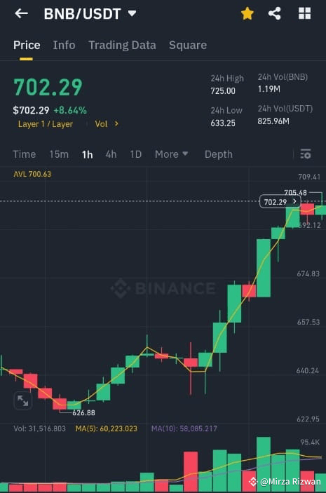 $BNB 🚨🚀 High Alert‼️ ‼️BNB coin momentum is high about to | A gain on ...