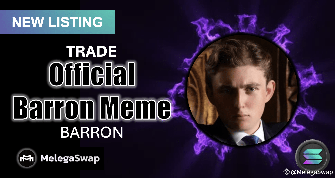 🔥HOT NEW LISTING🔥 💎Official Barron Meme (BARRON) Trade on | MelegaSwap ...