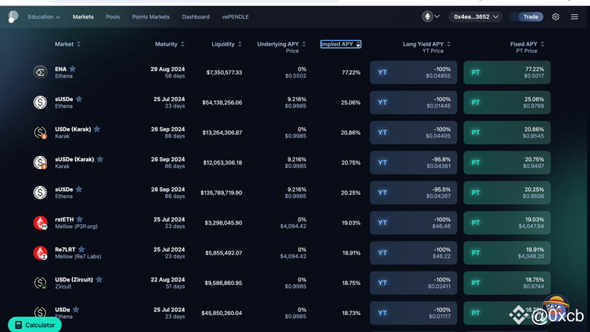 The secret about $Pendle YT or PT SAVE it, because no one w | 0xcb on Binance Square