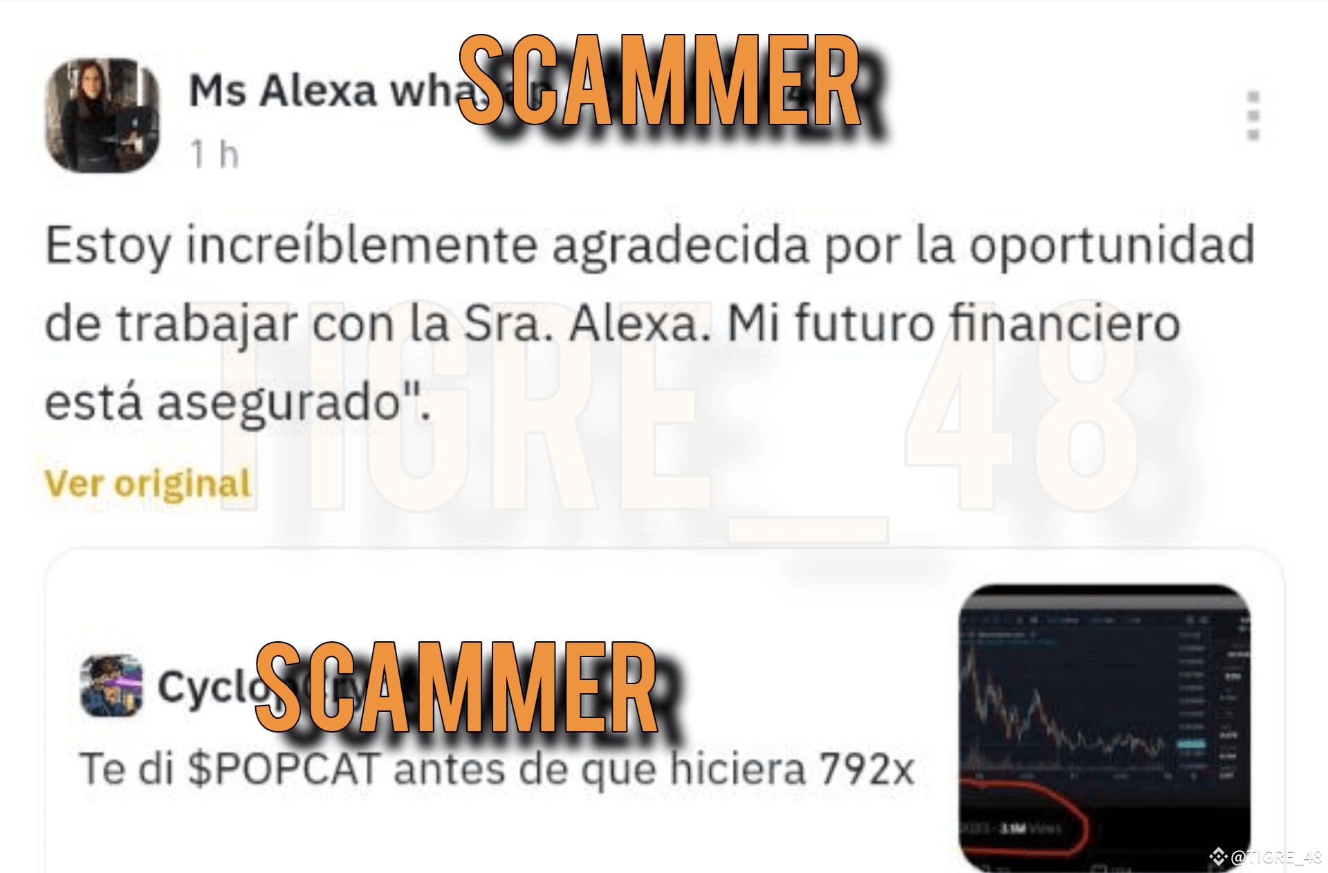 🚔 One of the typical patterns of scammers is: 1️⃣ Telling | TIGRE_48 on ...