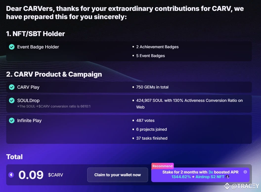 Not joke, it's real??? 🆘 Check airdrop $CARV: airdrop.carv | TRACΞY on ...