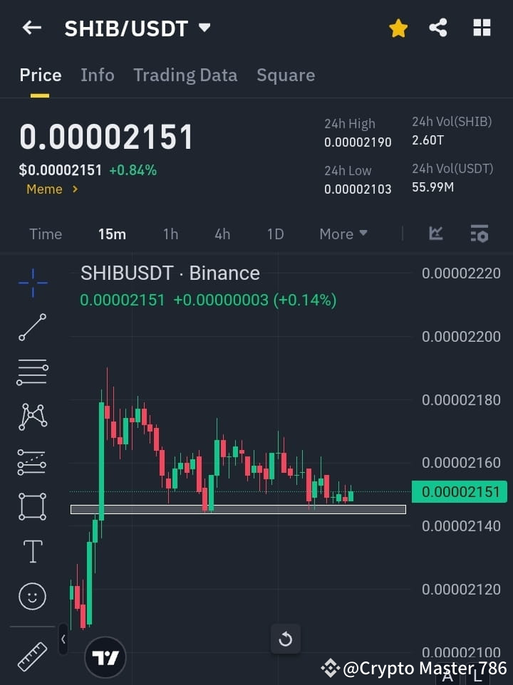 🚀 $SHIB /USDT: BULLISH PRESSURE BUILDING – READY FOR A BREA | Crypto Master 786 on Binance Square