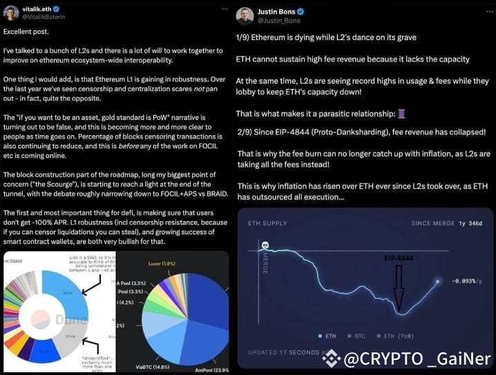 🔷 Vitalik Buterin observou que a estabilidade do Ethereum e | CRYPTO ...