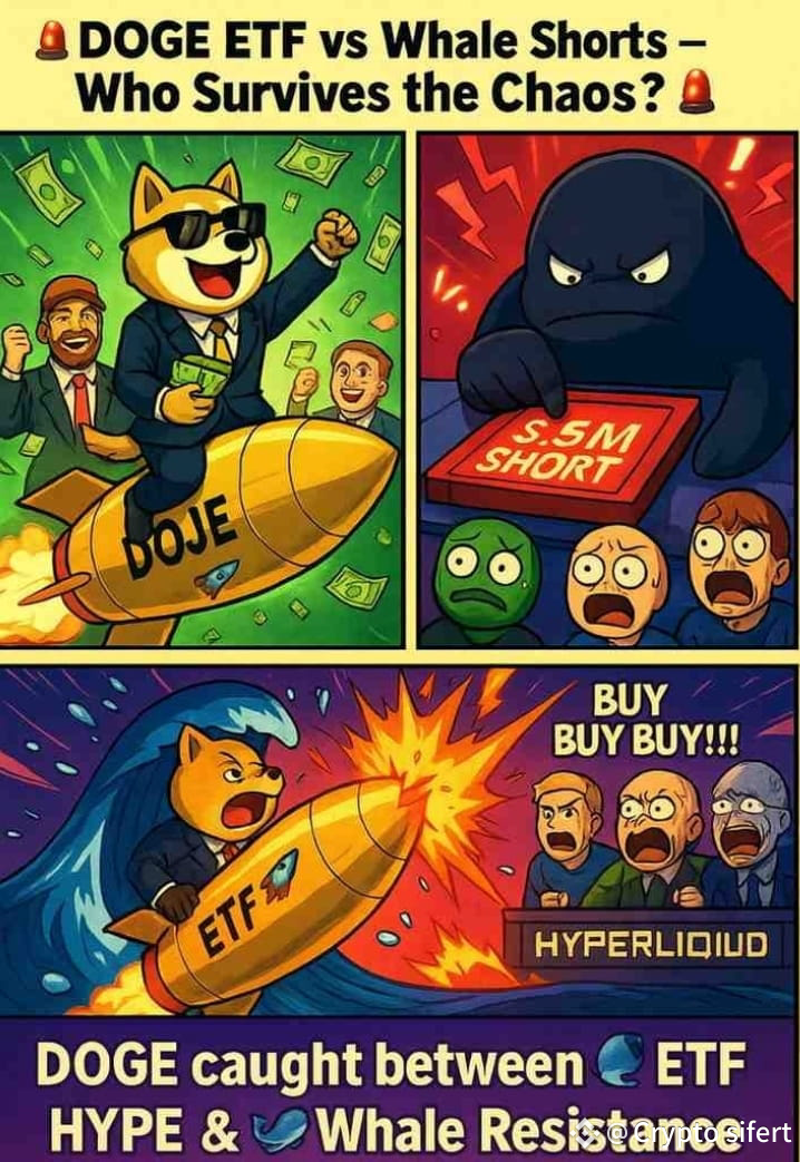 $DOGE – ETF HYPE CLASHES WITH WHALE SHORTS! ⚔️ Immediate | Crypto ...