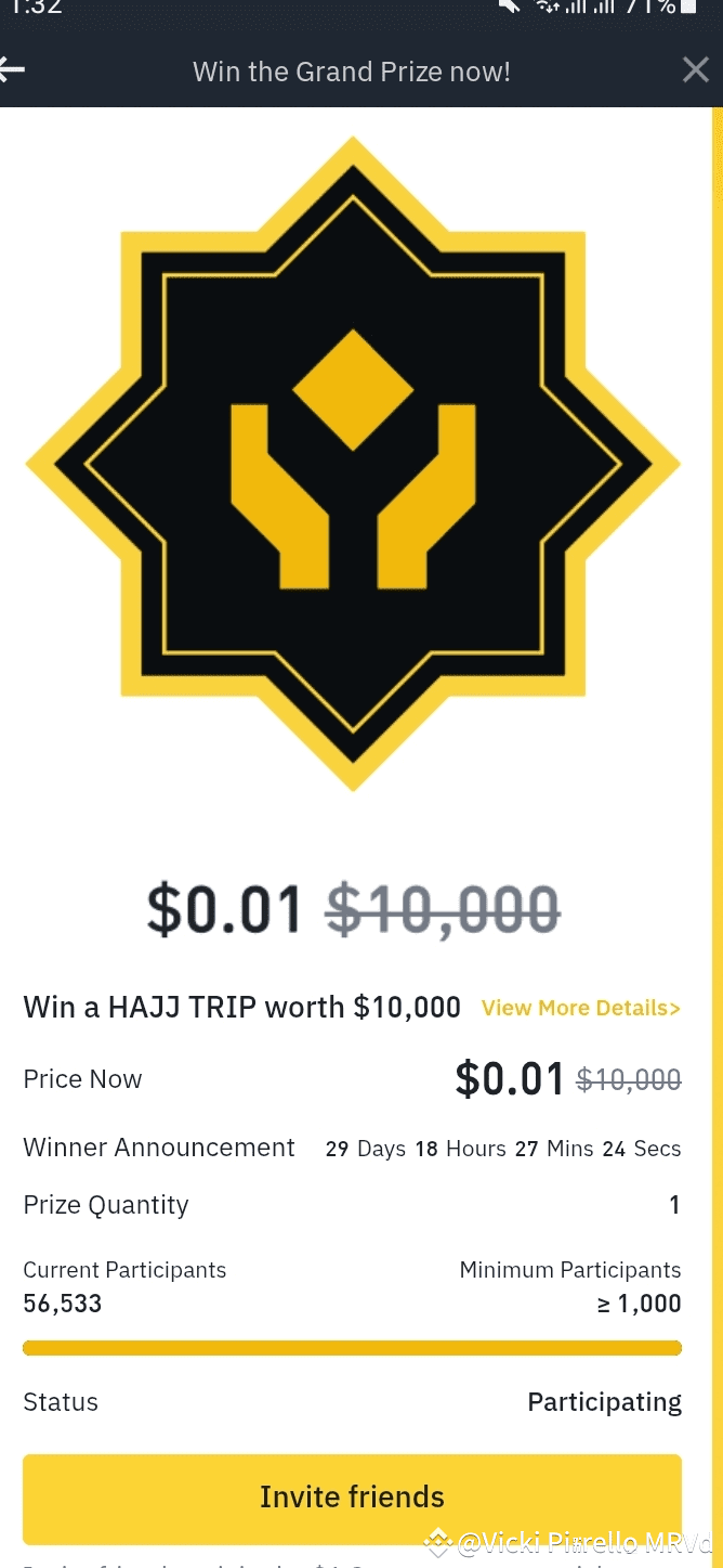 Win Grand Prize of $10,000 by $0.01 only. https://app.binanc | Vicki ...