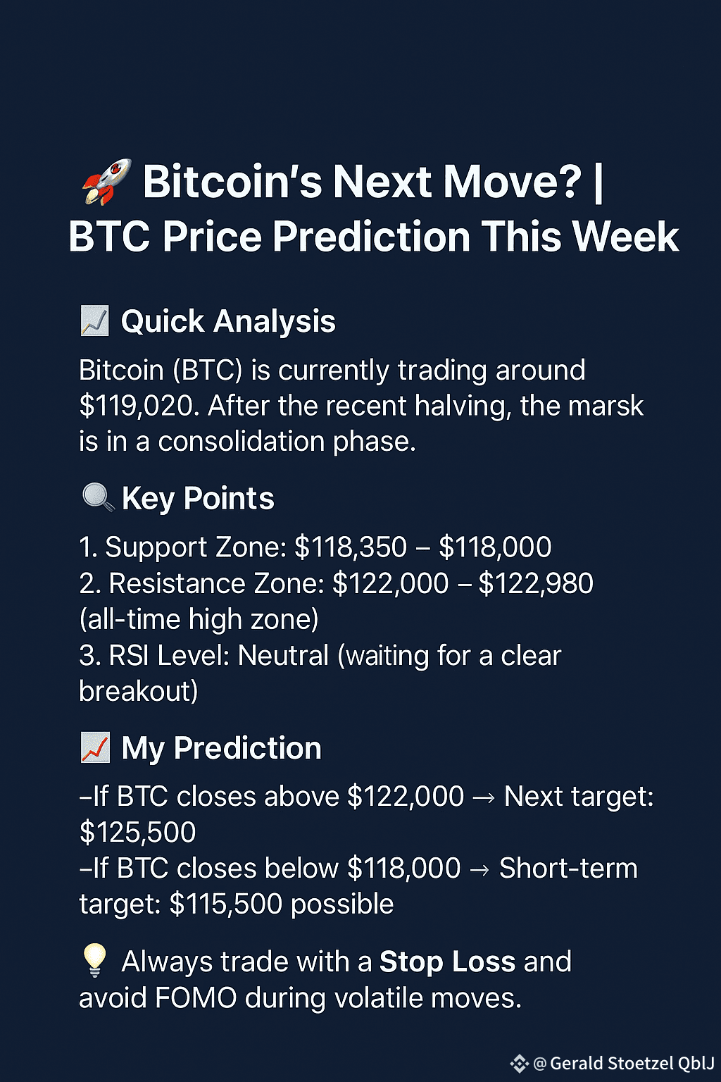 🚀 Bitcoin’s Next Move? | $BTC Price Prediction This Week | Crypto Mafia ...