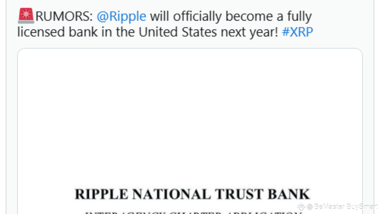 Rumor: Ripple Will Officially Become a Fully Licensed Bank in 2026 ...