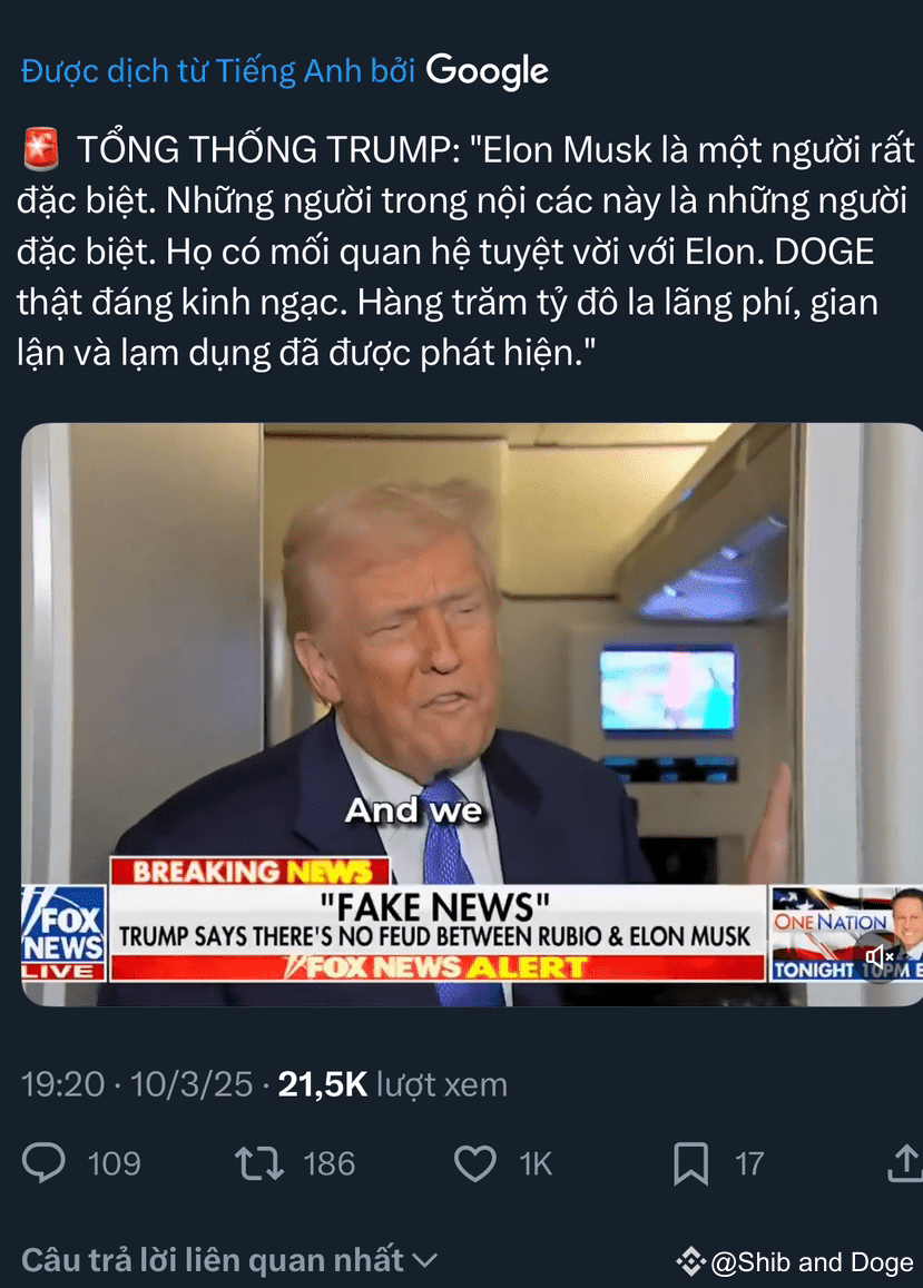 Today’s news is oh my, my dog $DOGE 🚨 PRESIDENT TRUMP: "E ...