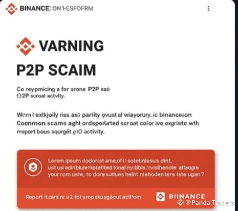 📢📢Binance P2P Scam Alert! ⚠️🚨 A new scam is spreading on | Panda ...