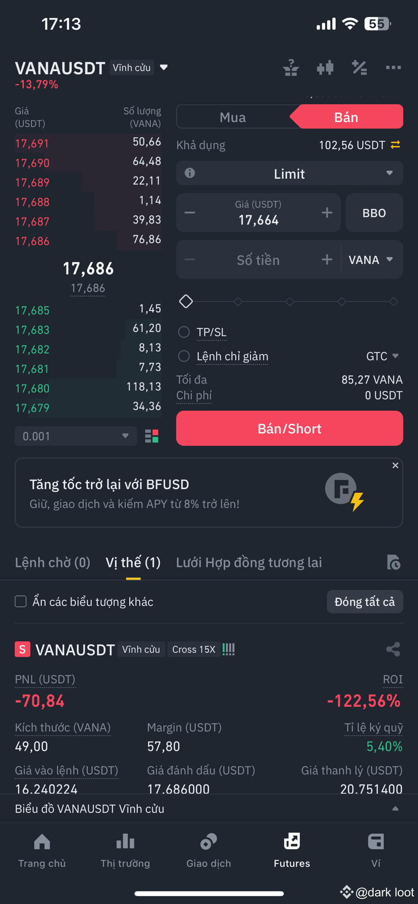 $VANA does it pump to 20, I have transferred an additional | dark loot on Binance Square