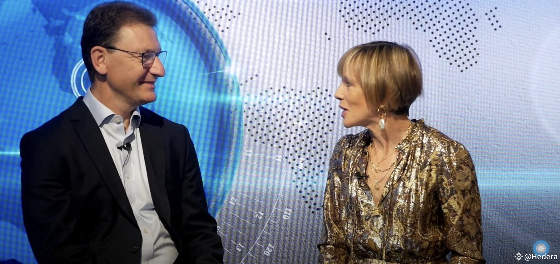 📺 Today @Davos, Hashgraph CEO @episcini sat down with @edie | Hedera on ...