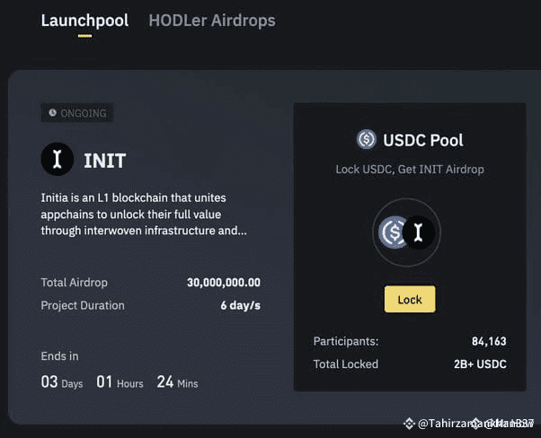 Get Free Initia (INIT) Now on Binance Launchpool! 🌐🚀 2 Day | Tahirzamankhan337 on Binance Square