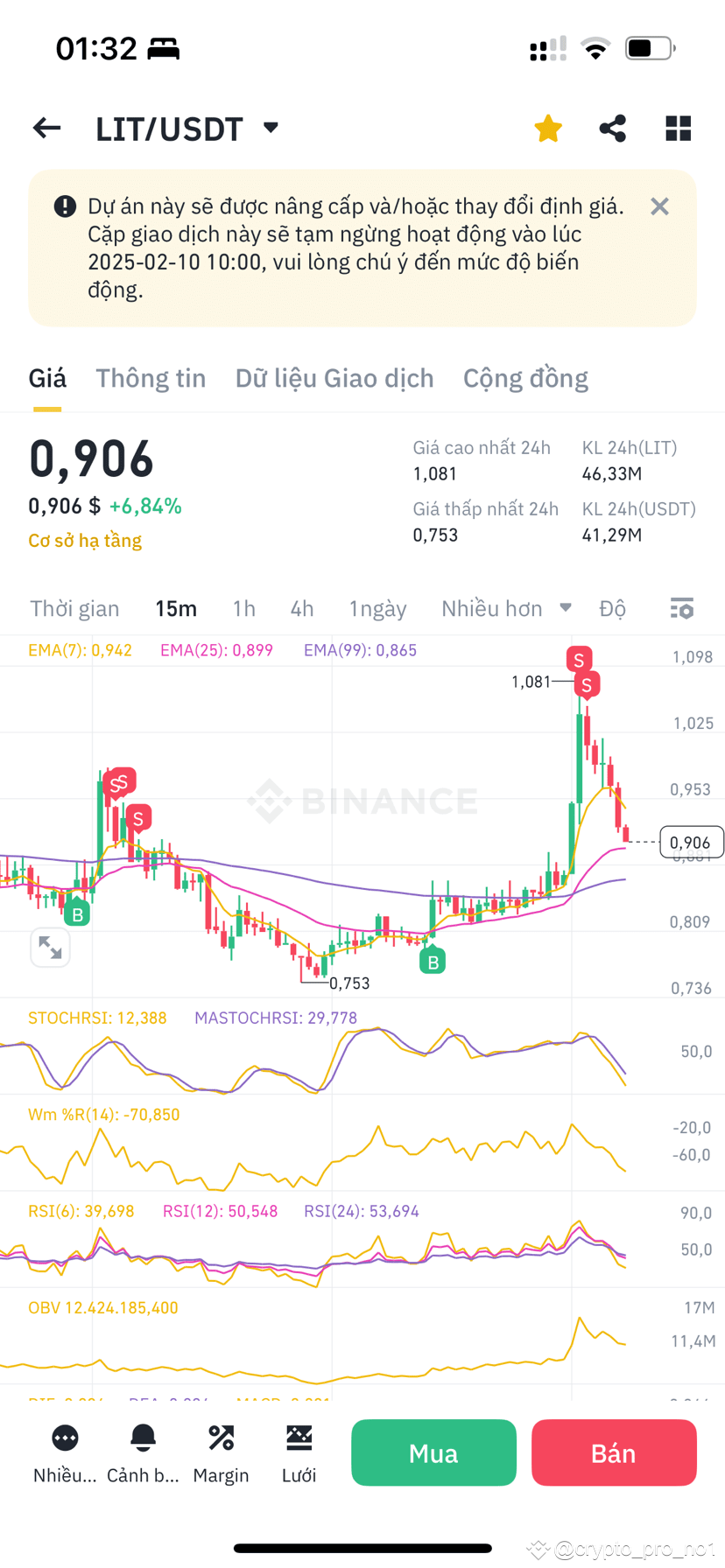 #LIT/USDT I believe that from now until the name change, #L | crypto ...