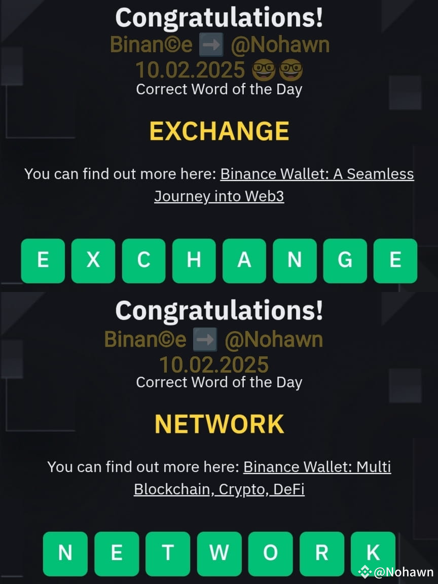 🔠Binance Crypto Word Game: Solved | Weekly All Answer Key | | Dr Nohawn ...