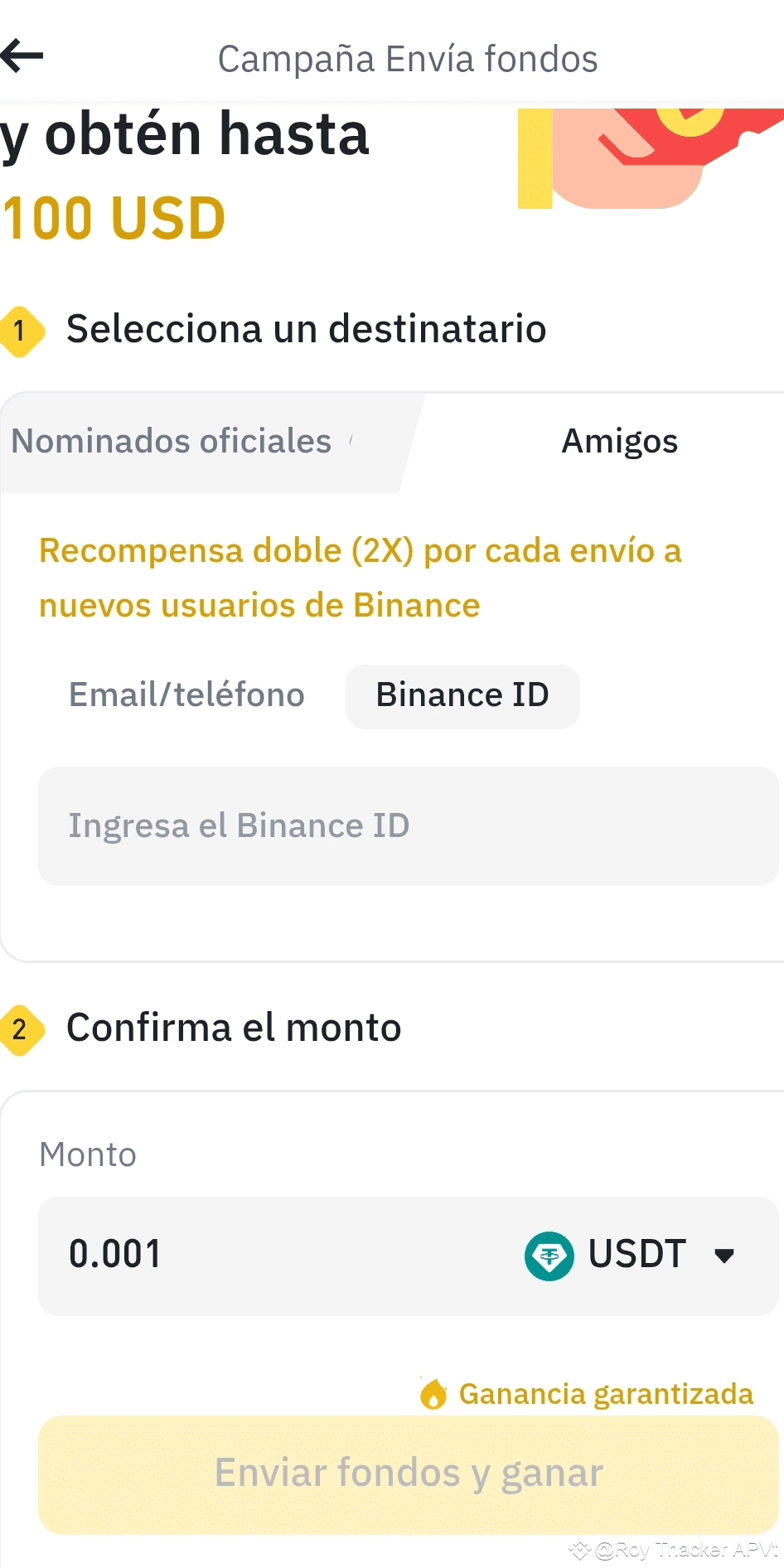 We need to win together with the Binance campaign. | Roy Thacker APVt ...