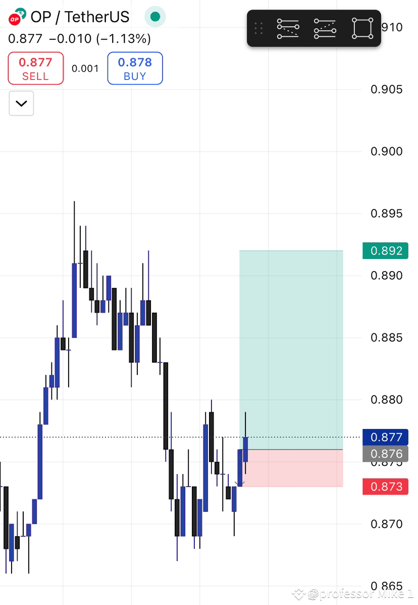 $OP /USDT – Bull Run Confirmed!💯🔥 $OP is showing bullish | professor Mike 1 on Binance Square