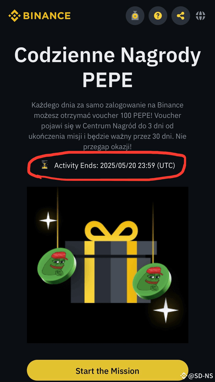 Click to claim 100 PEPE Fresh Link to claim 100 $PEPE till | SD-NS on Binance Square