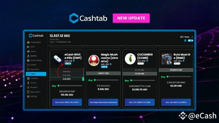 ¡Alerta de nueva función! 🚀 La billetera Cashtab ahora ofr | eCash en Binance Square