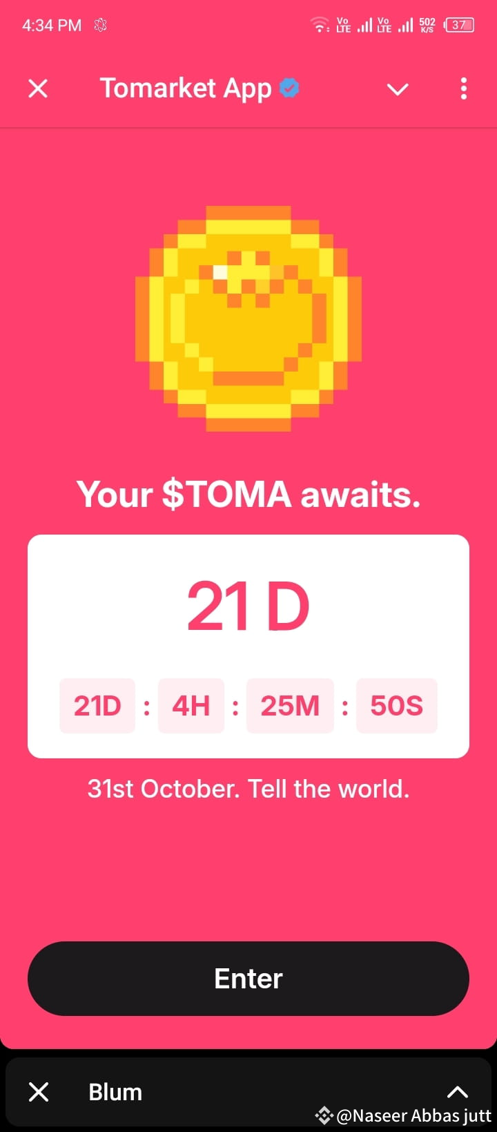 tomarket lonching is coming | Naseer Abbas jutt on Binance Square