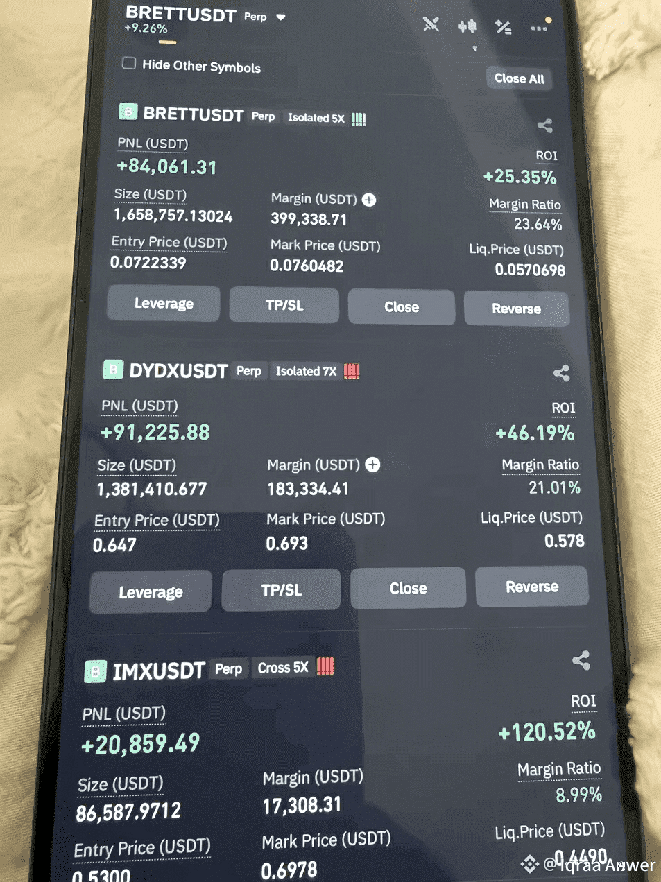 thanks for making me billionaire 😱😱😱😱😱😱😱😱😱😱😱$DYDX | Iqraa Anwer on ...