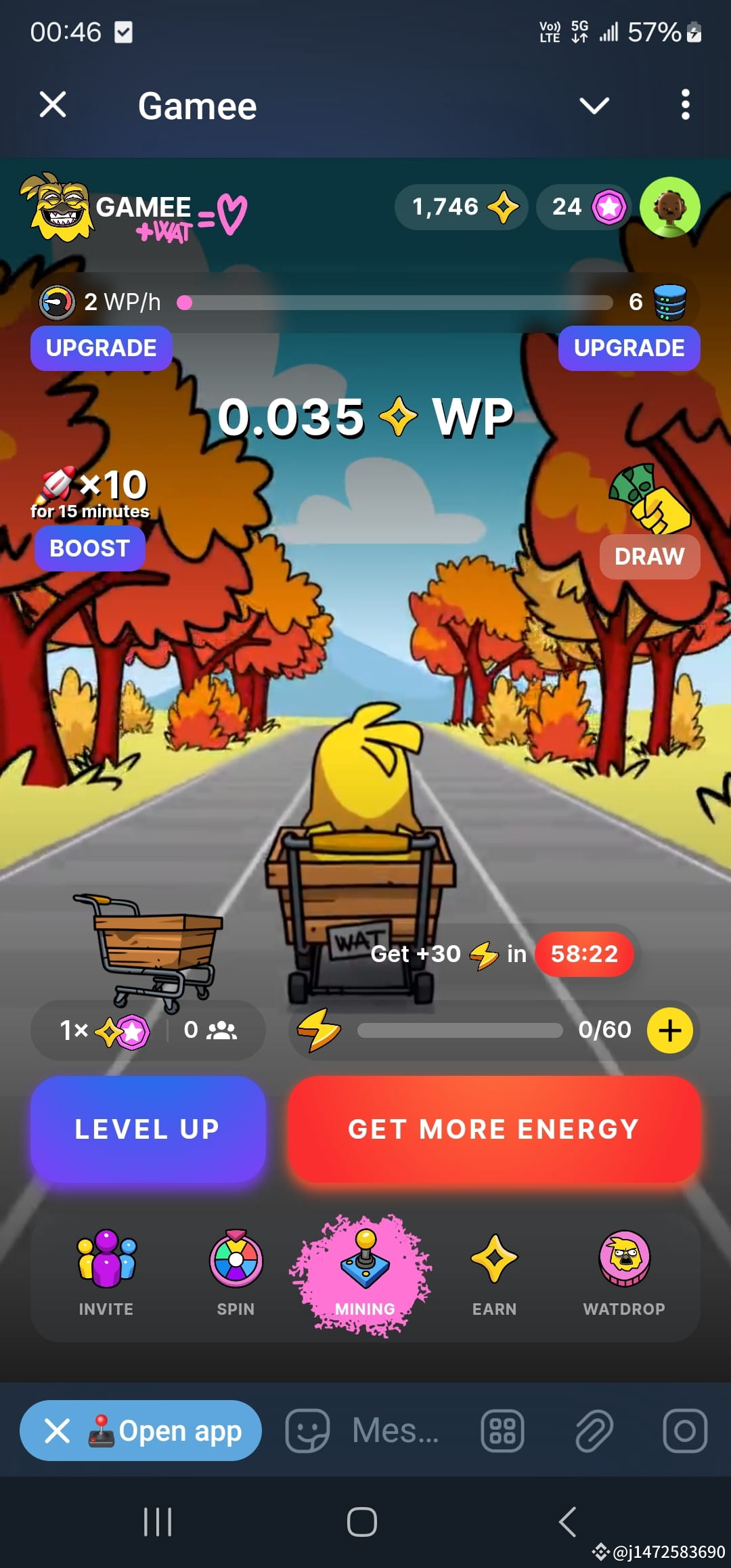 gamee mining The tg mini game has been revised. Now it is re ...