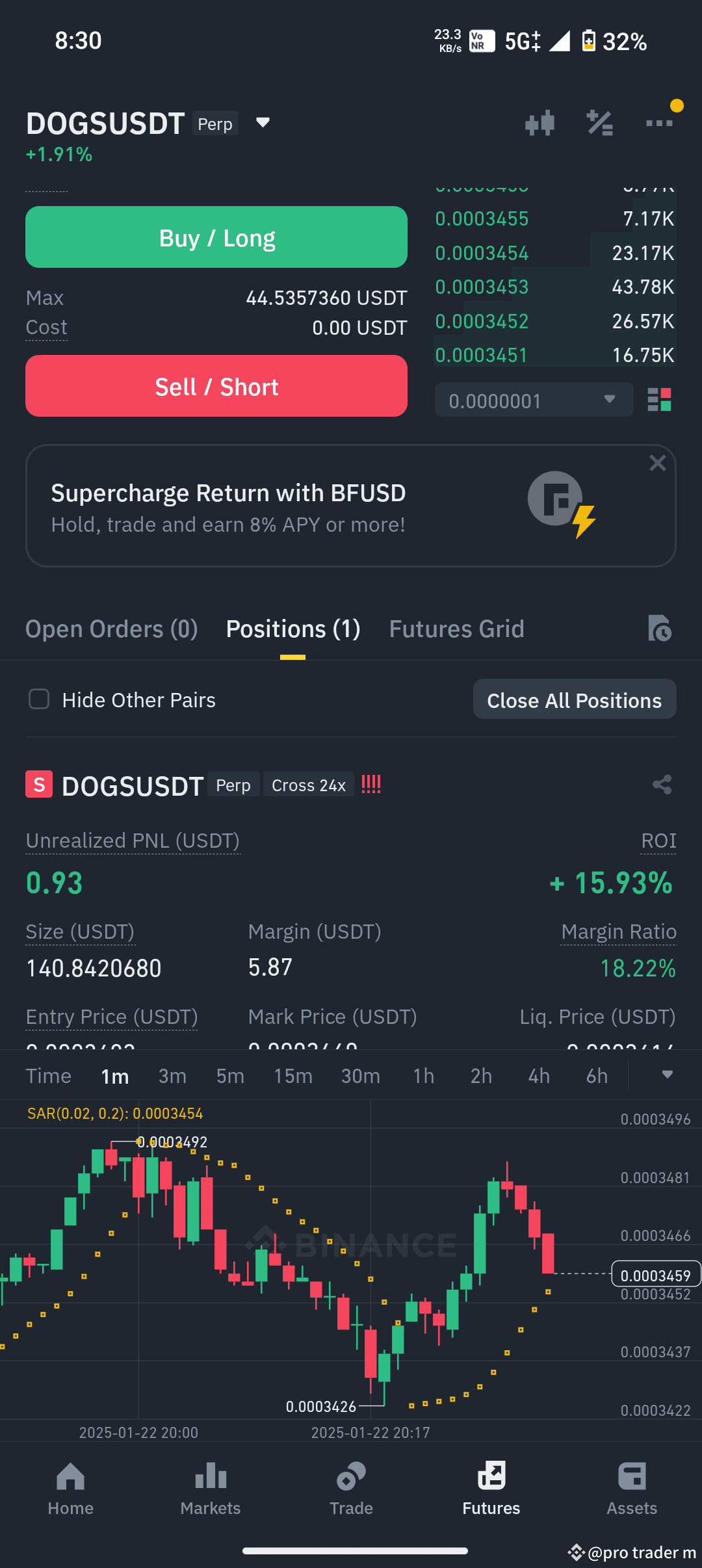 this is my profit at the night 🙂$DOGS | pro trader m on Binance Square