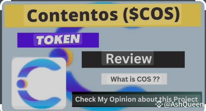 Good Coin to have ...... @Contentos-COS ($COS ) Token: Comp | AshQueen ...