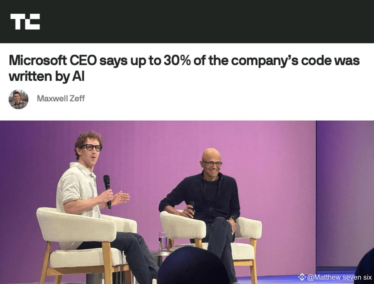 $XRP 30% of all Microsoft code is written by neural netwo | Matthew ...