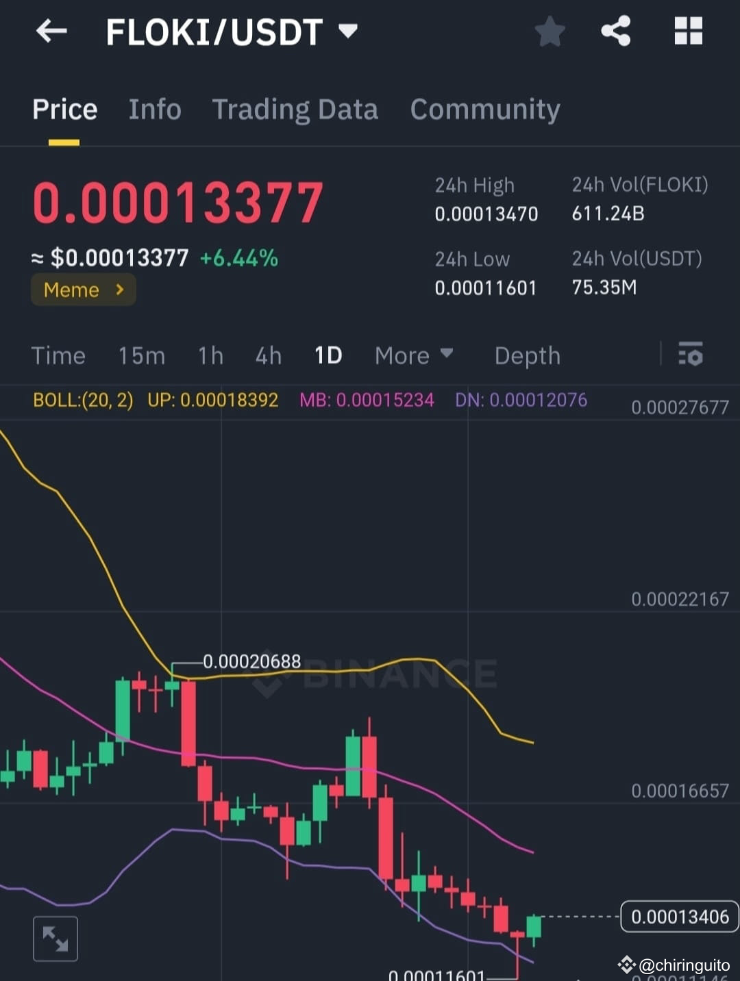 🚀 Exciting news for $FLOKI /USDT traders! 📈 FLOKI is up 6. | chiringuito on Binance Square