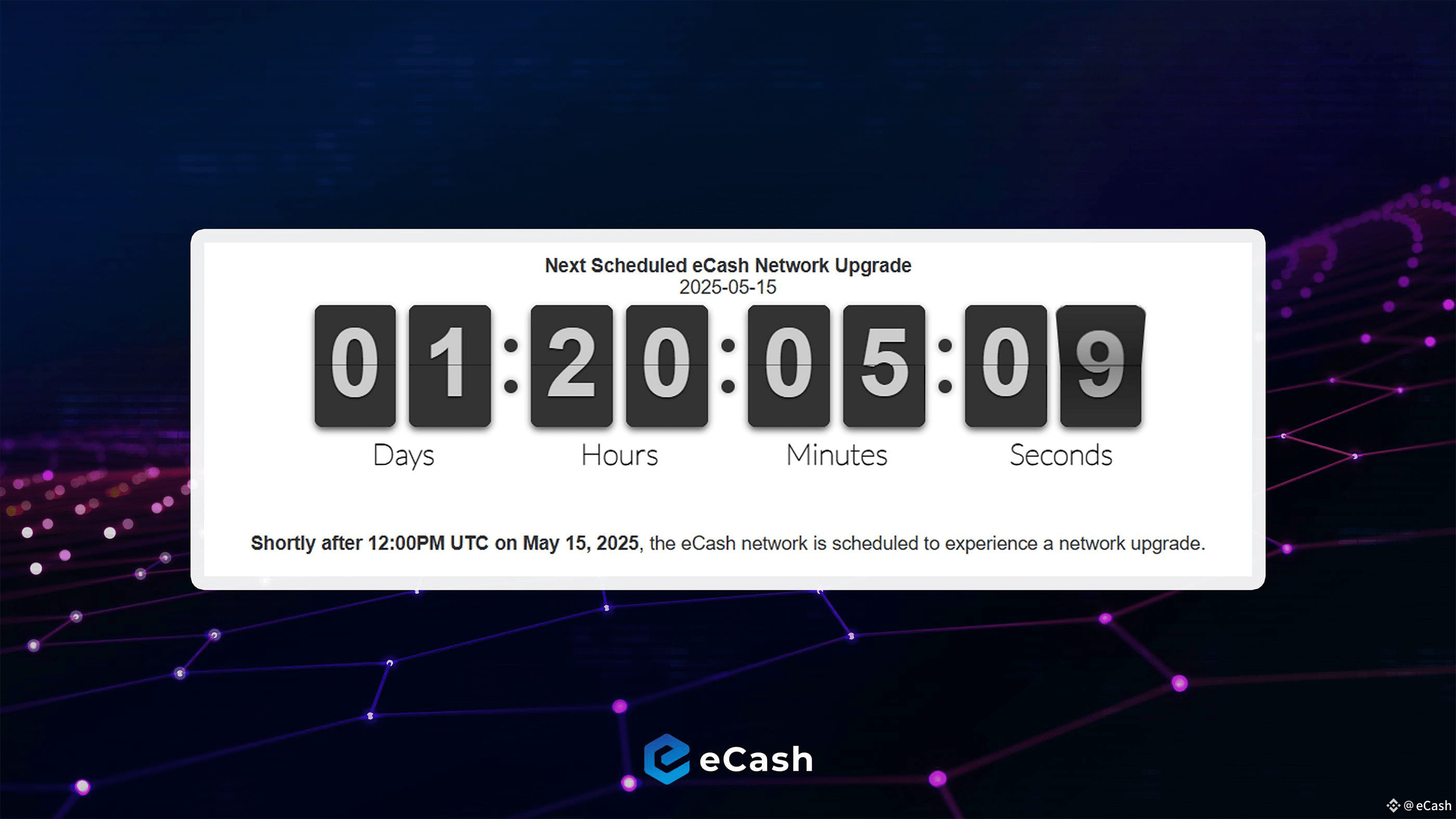 🚨 Less than 2 DAYS until the eCash $XEC network upgrade! 🚀 | eCash on Binance Square