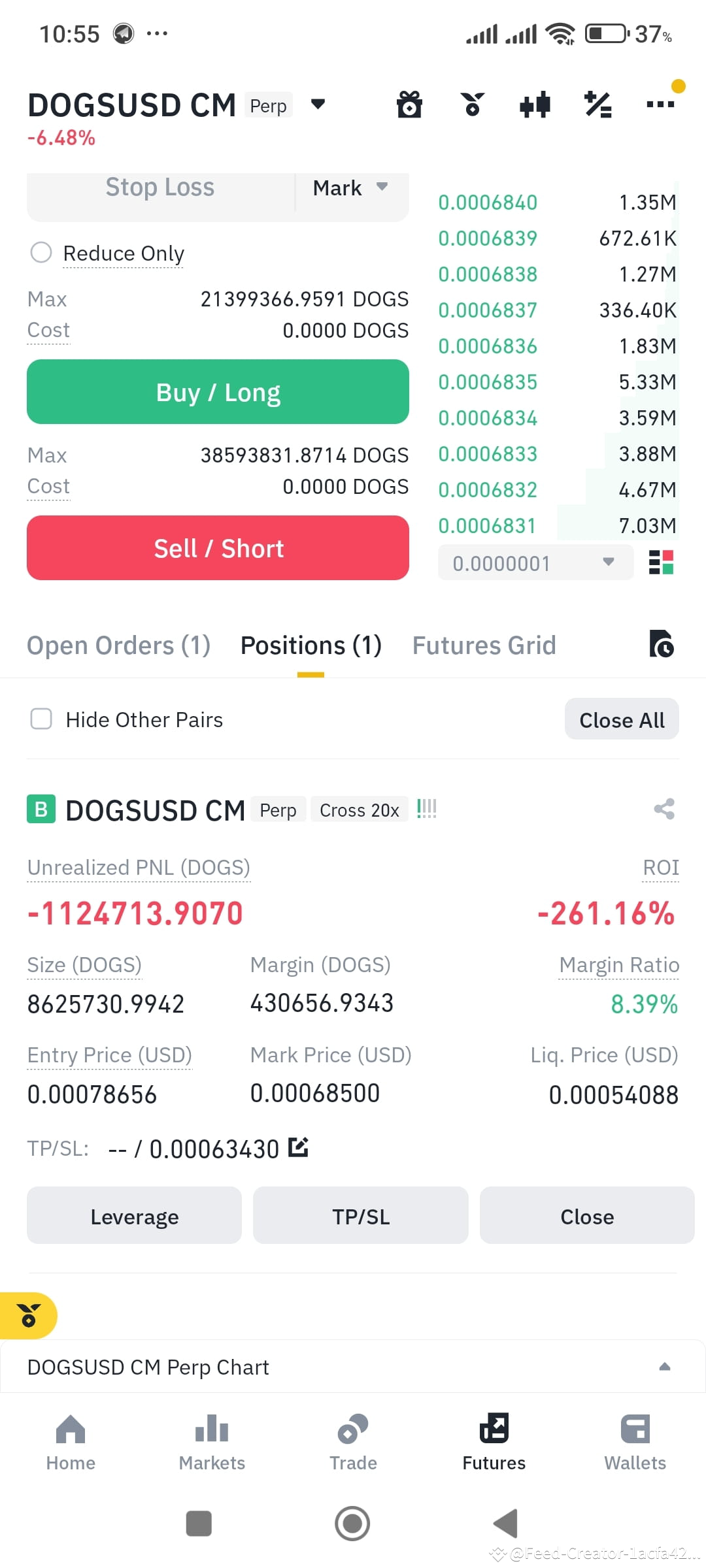 $DOGS scam project dogs i lost 1.1 millon dogs coin 🙂 | Feed-Creator ...