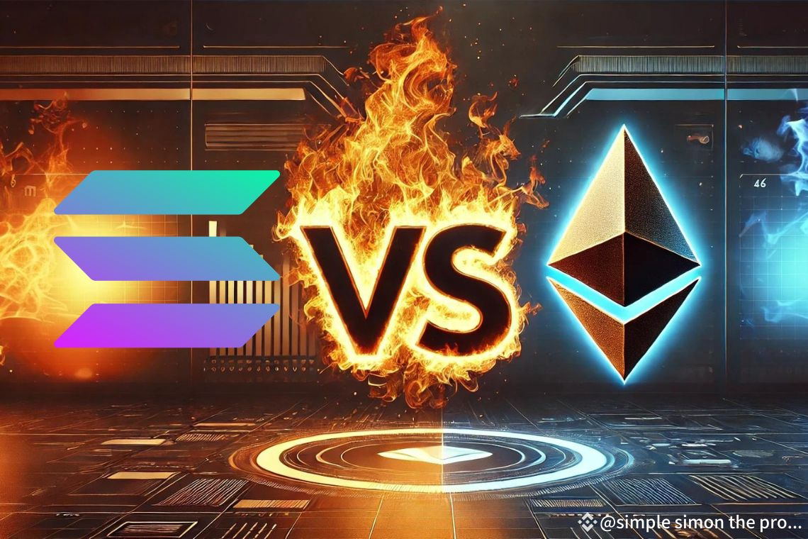 🚨💸 Ethereum vs. Solana: Which Blockchain Will Dominate the | simple simon the profiler on ...