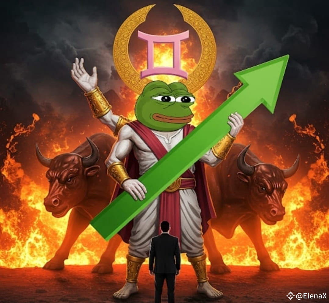 $PEPE be like: "Fear not, my child… I shall return 1000x! 🐸 | ElenaX on ...