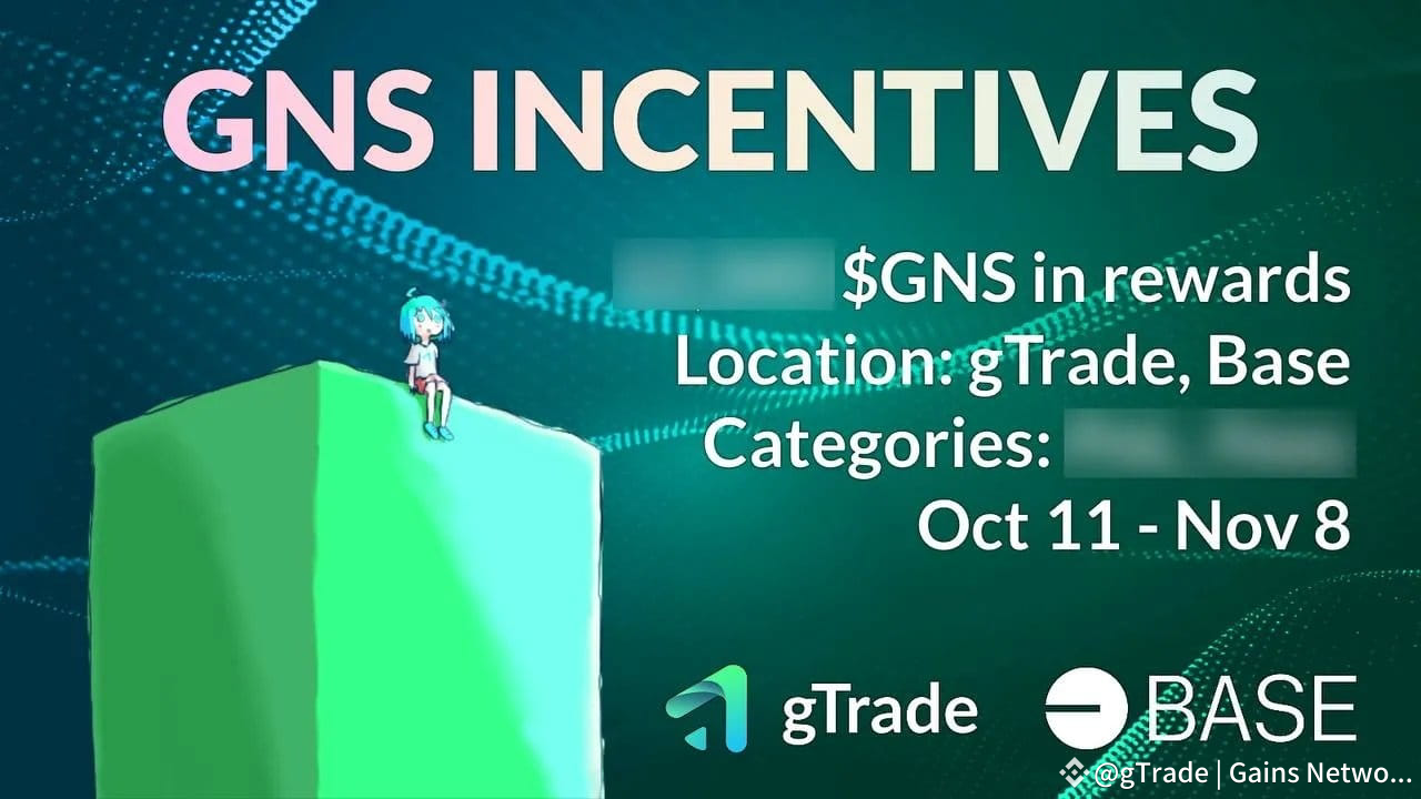Wen? What? How (much)? $GNS Trading Incentives on #Base are | gTrade ...