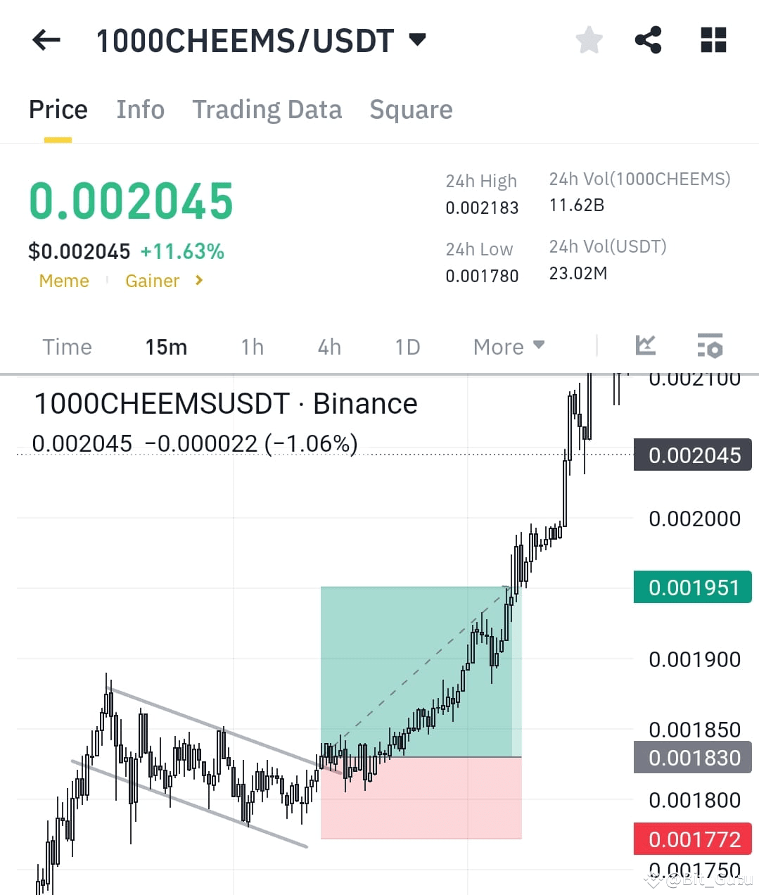 $1000CHEEMS Precision Analysis Pays Off! 👏 Another perf | Bit_Guru on Binance Square