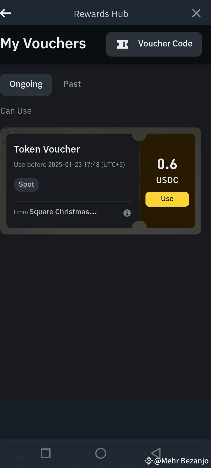 I got a 0.6 USDC token voucher from Square Christmas. | Mehr Bezanjo on ...