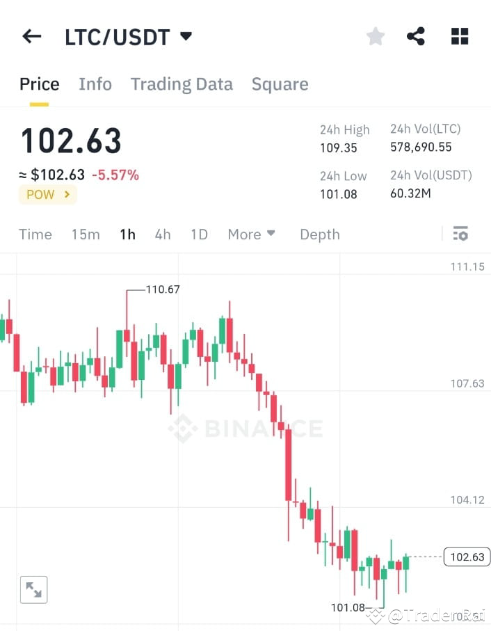 🚀 $LTC /USDT Trade Signal - Bounce Setup in Play 🚀 Entry | Trader Rai on Binance Square
