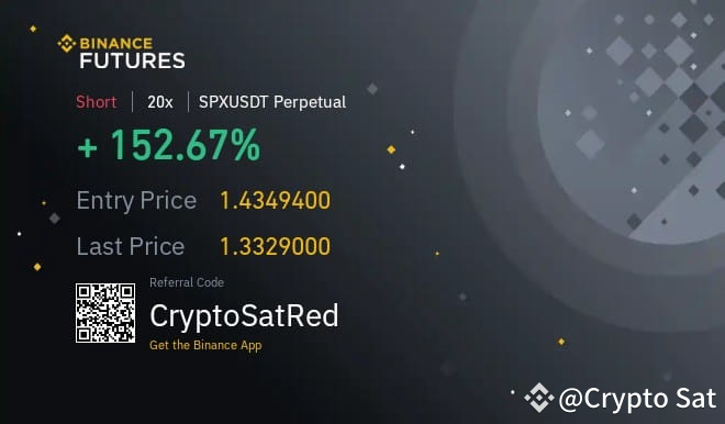 $SPX achieved 4th Target 🍸 #cryptosat | Crypto Sat on Binance Square