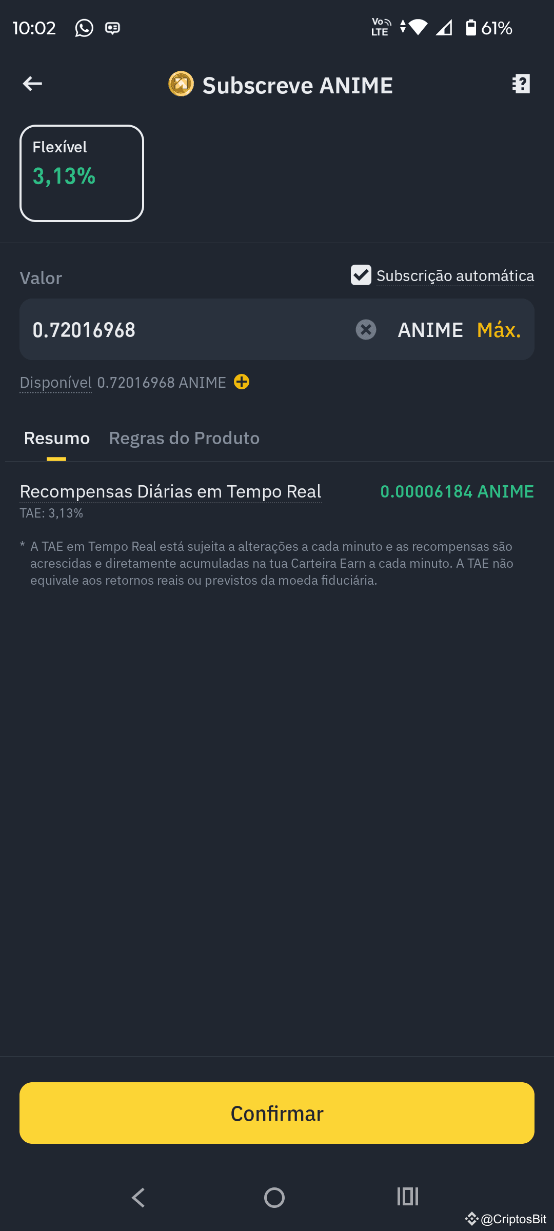 NOW Yes!.. 😀 AnimeCoin Currency $BNB YIELDING IN THE Earn | CriptosBit ...